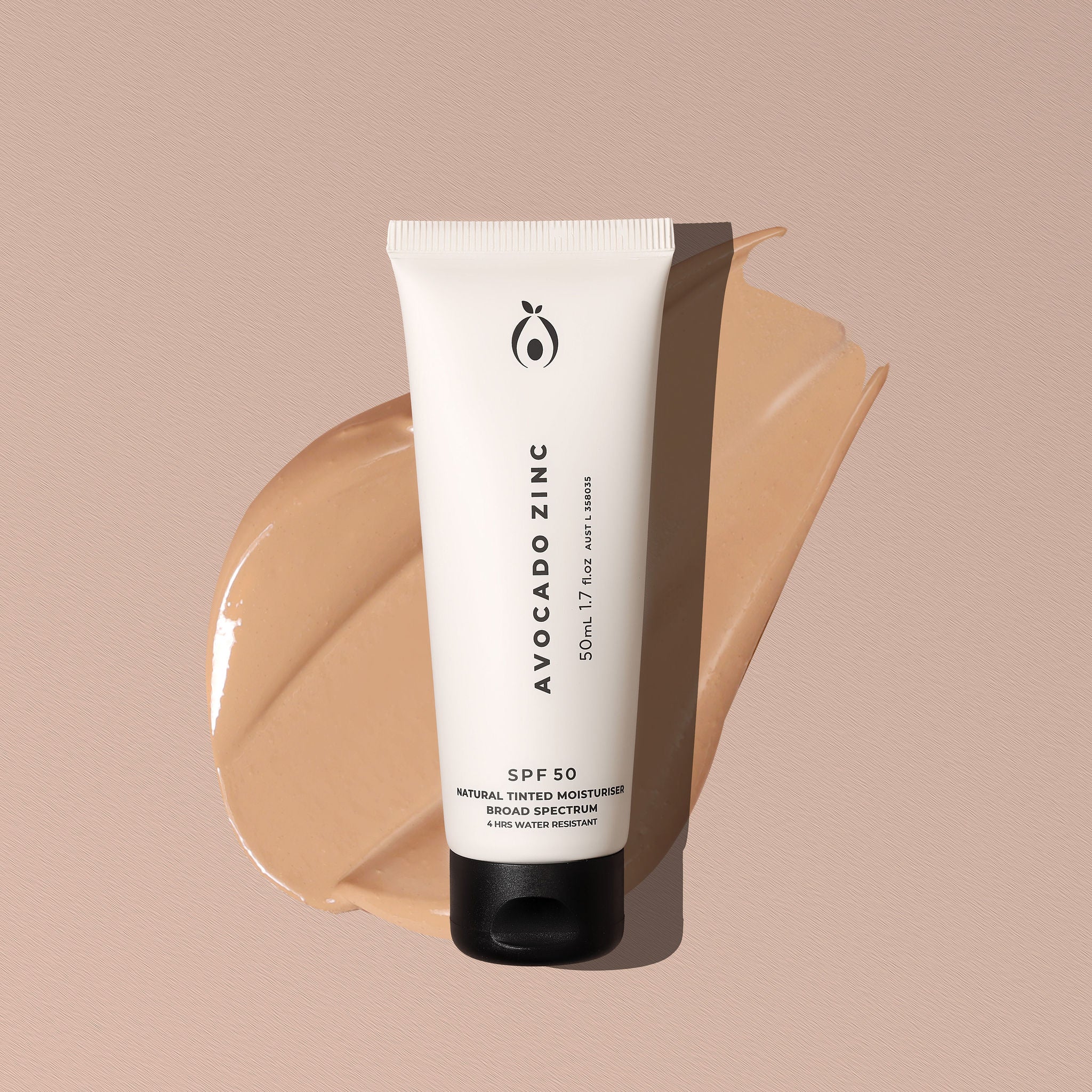 SPF 50 Natural Tinted Moisturiser - Light-Medium – Liminal Elixirs